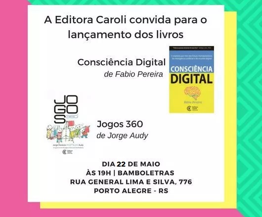 Caroli Editora lança a 2ª edição do Jogos 360º – Jorge Horácio "Kotick ...